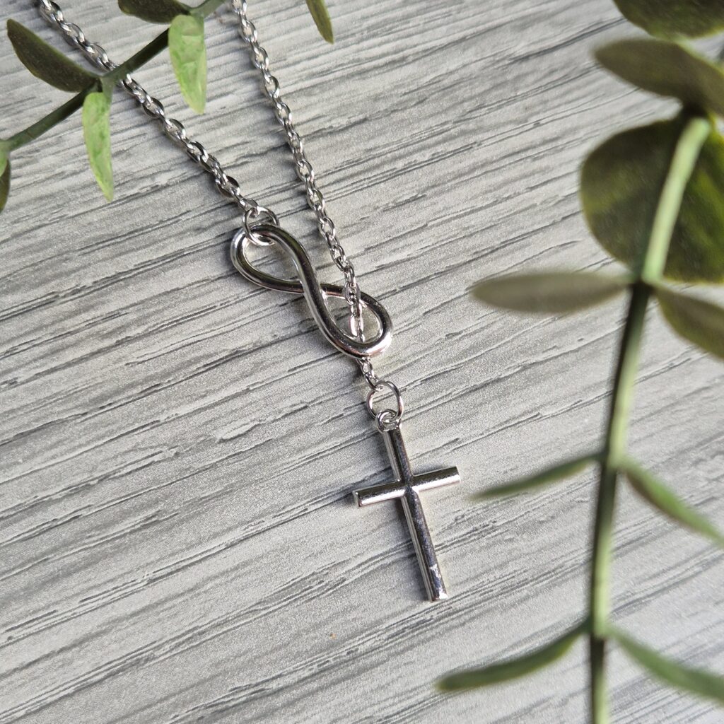 INFINITY CROSS NECKLACE – My Divine